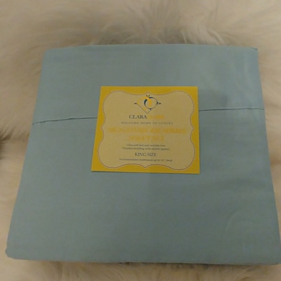 Clara Clark | Bedding | Clara Clark 82 Series Tiffany Blue King Sheet ...
